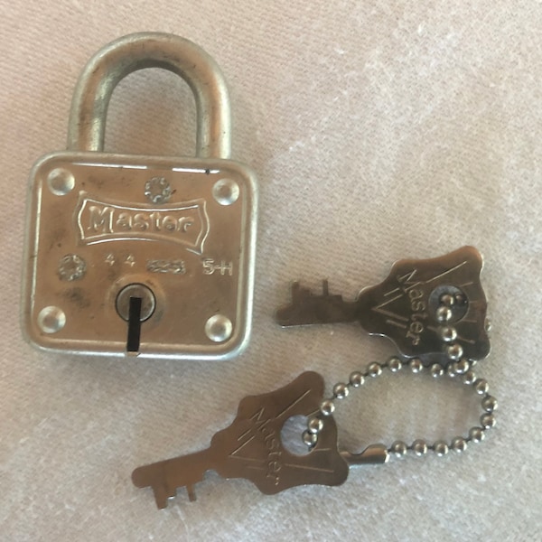 Vintage Master Lock - Etsy