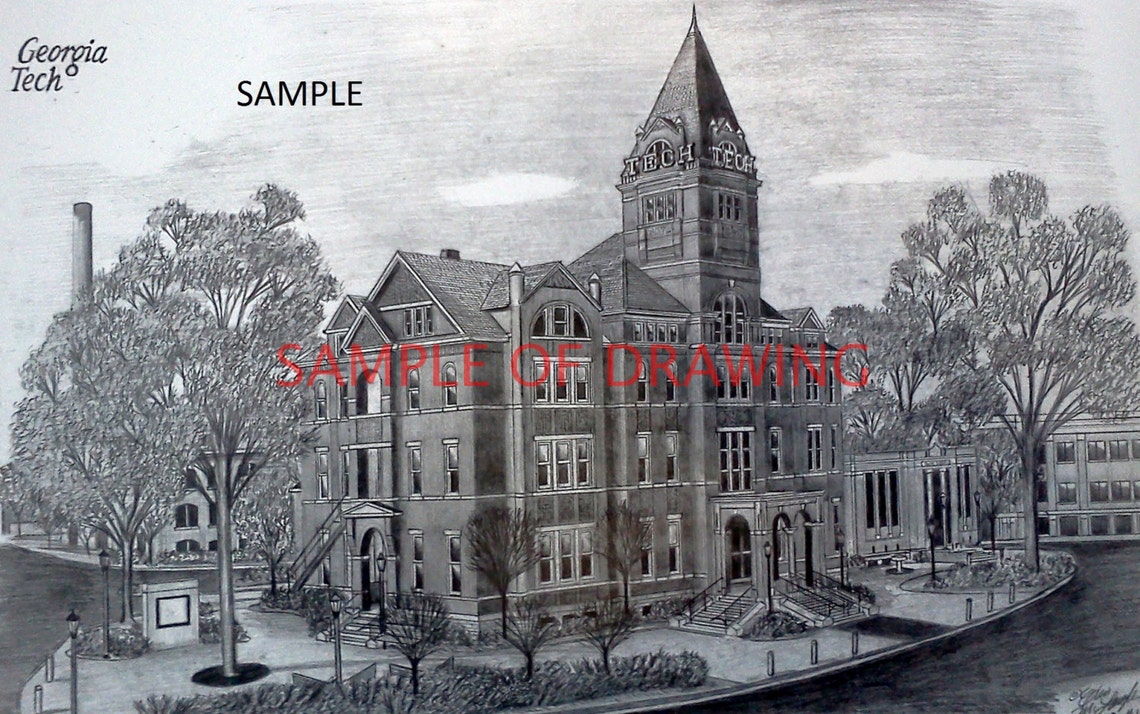 Georgia Tech Print - Etsy