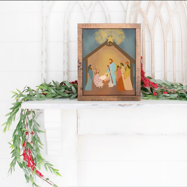 Nativity Printable - Etsy