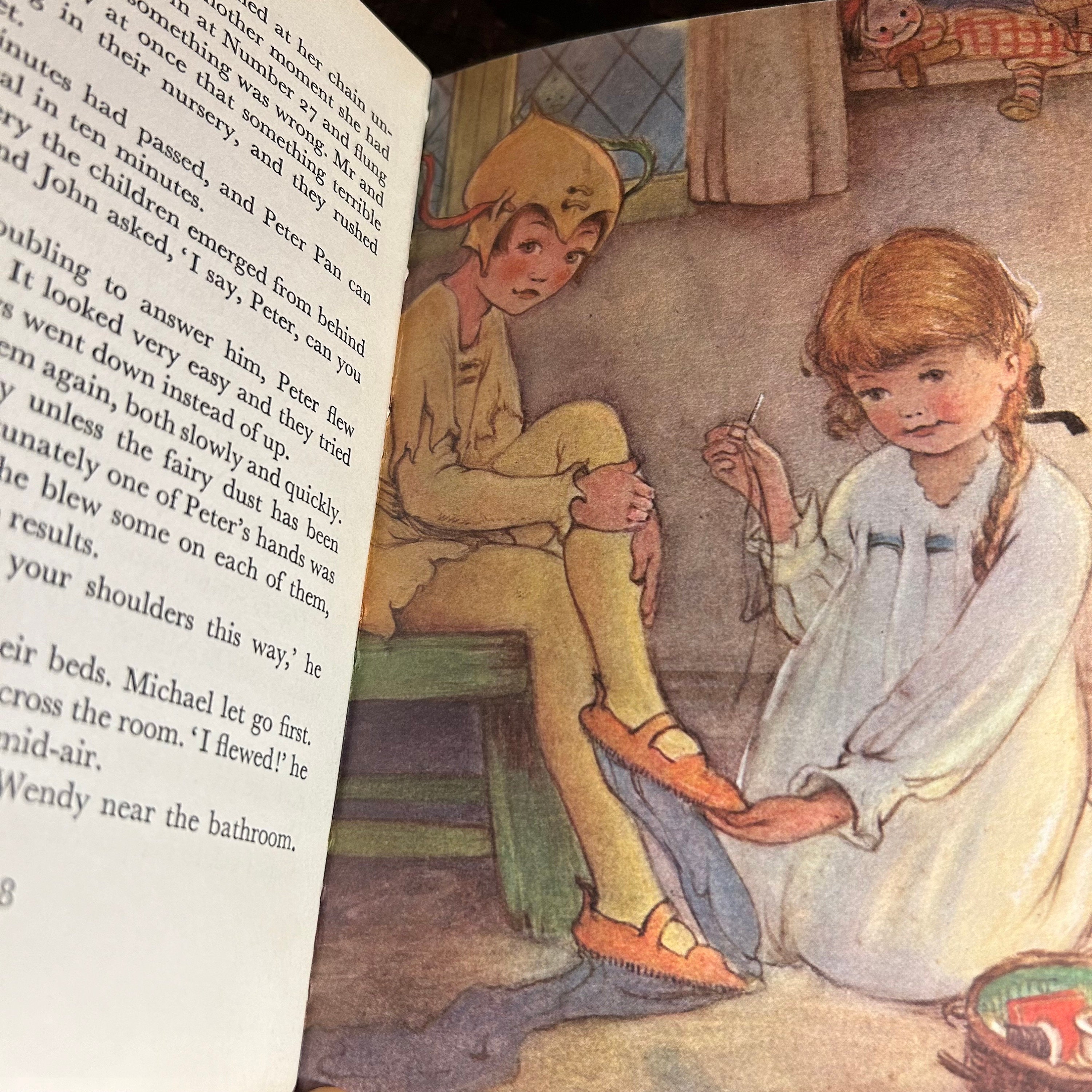 The Nursery Peter Pan Illustrated by Mabel Lucie Atwell Antique Rare ...