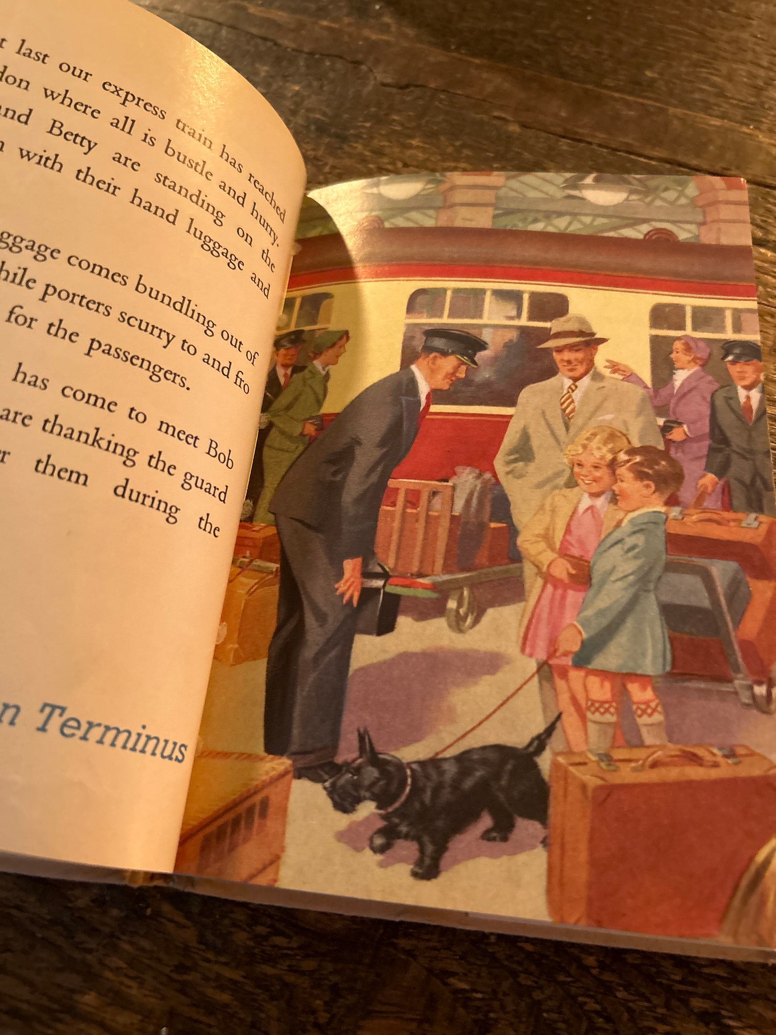 Antique Train Book Ladybird in the Train With Uncle Mac Derek Mcculloch ...