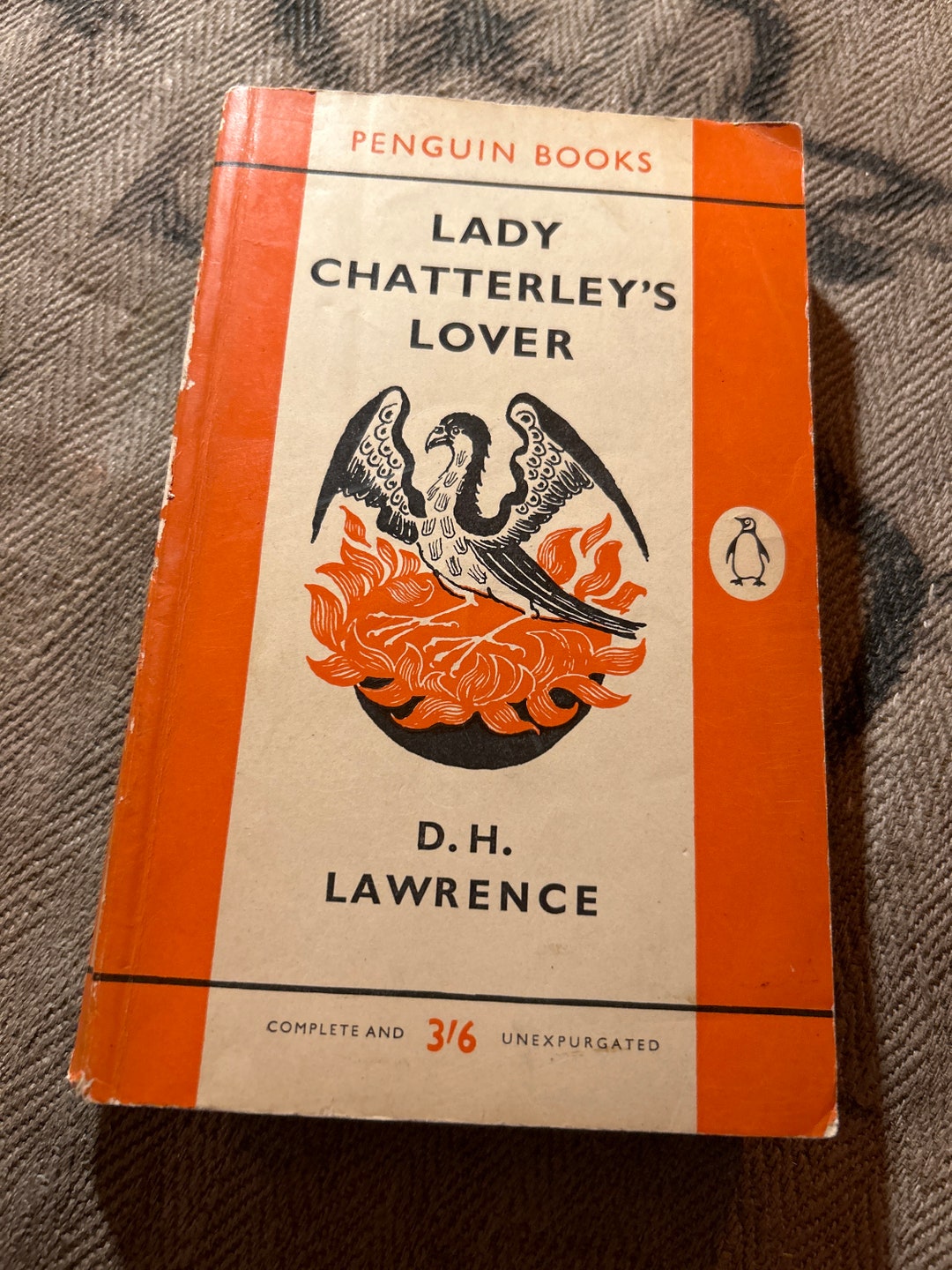 Penguin Book Lady Chatterleys Lover DH Lawrence Book - Etsy