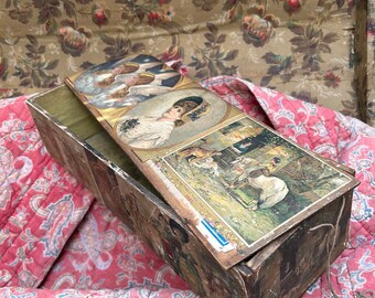 Antique French Vitrine Jewelery Glass Casket Box - Etsy