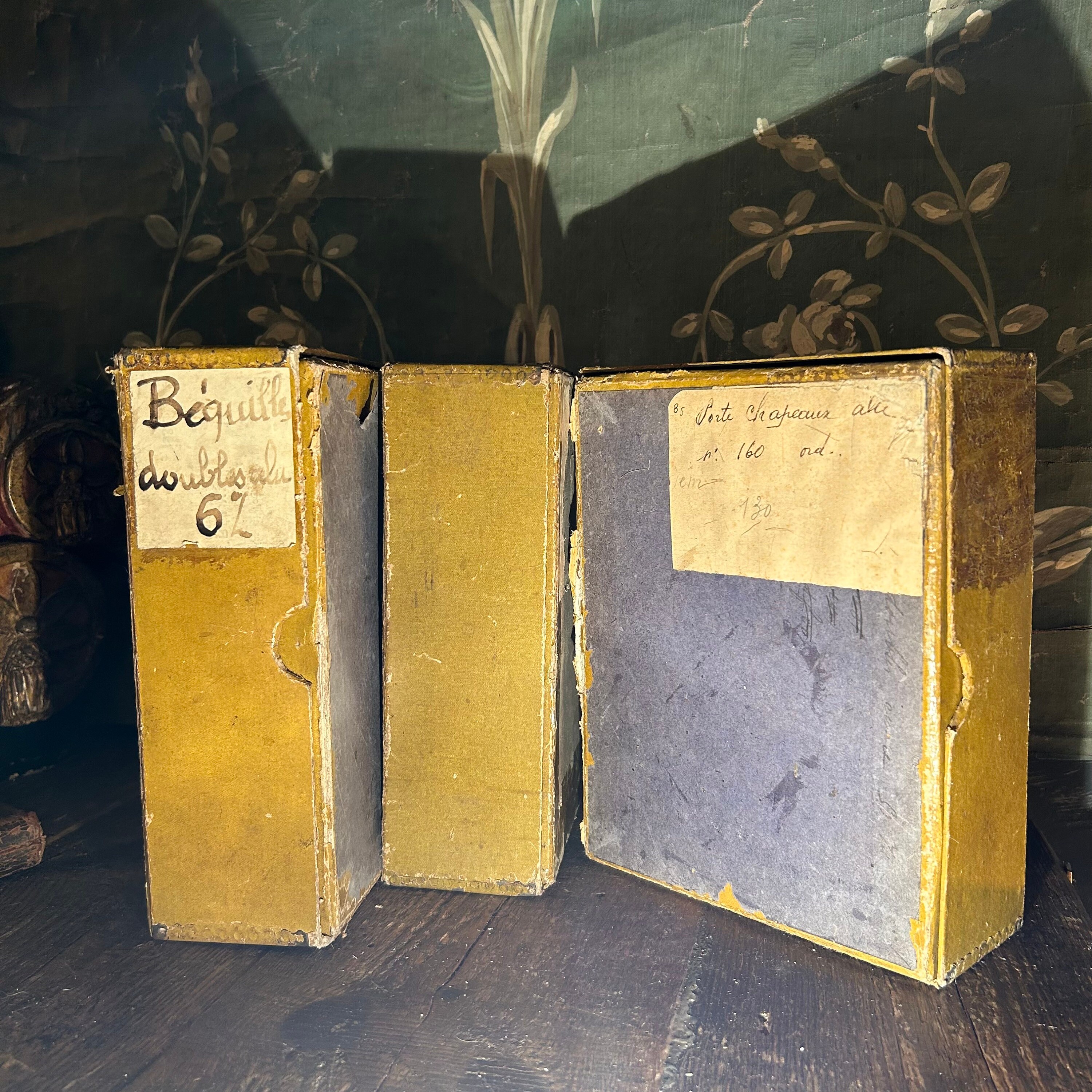 A Set of Three Antique French Boxes - Etsy