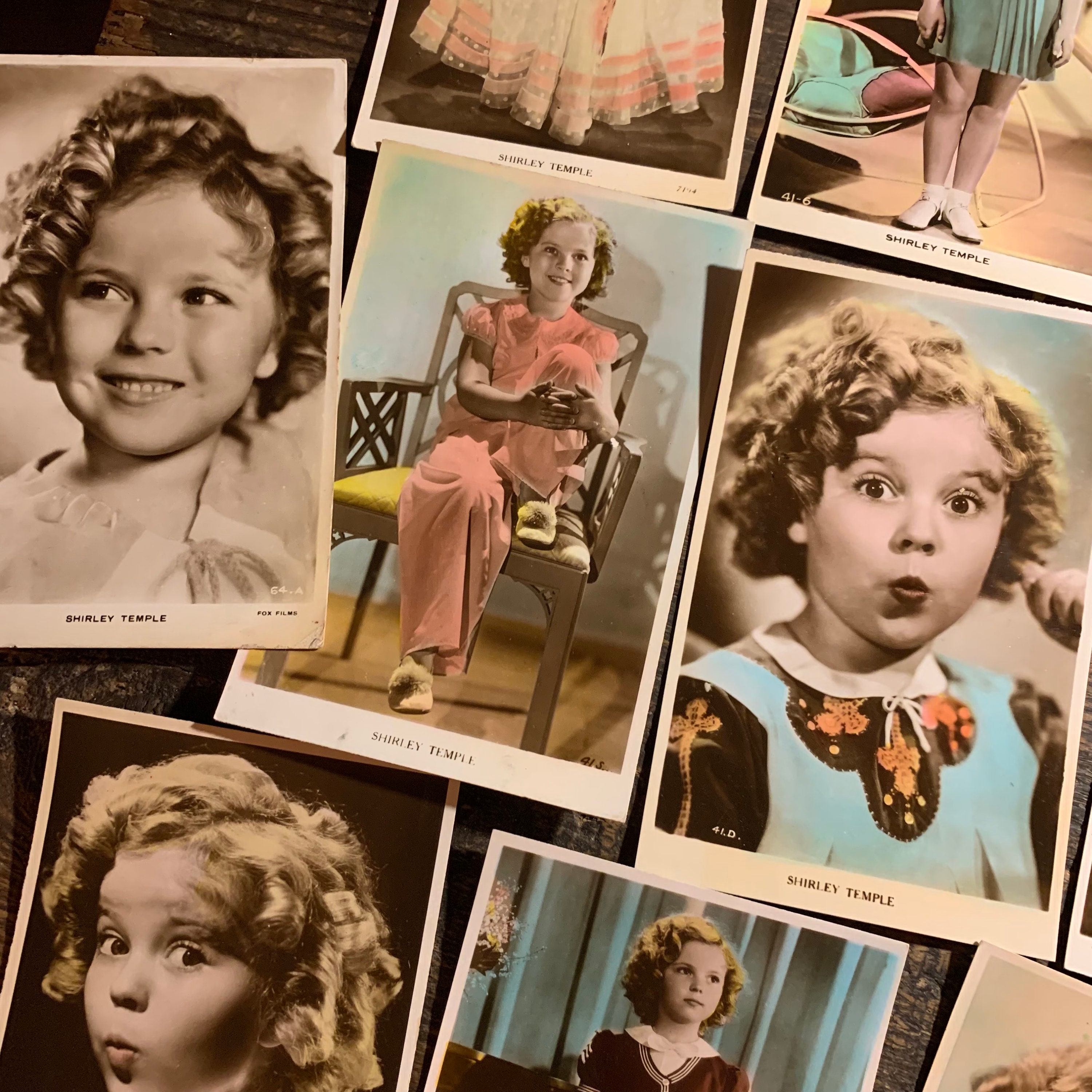 A Set Of Shirley Temple Antique Vintage Postcards Unused Etsy