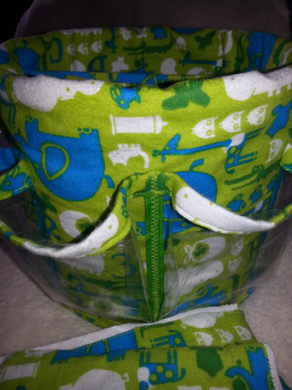 Baby Boy Gift Set Bucket With Inside and Outside Vinyl Pockets ...