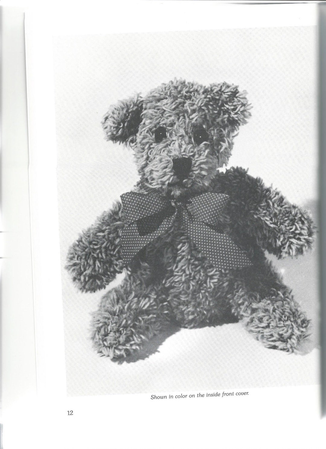 Adorable Fuzzy Teddy Bear, Simple That Works up Quickly - Etsy