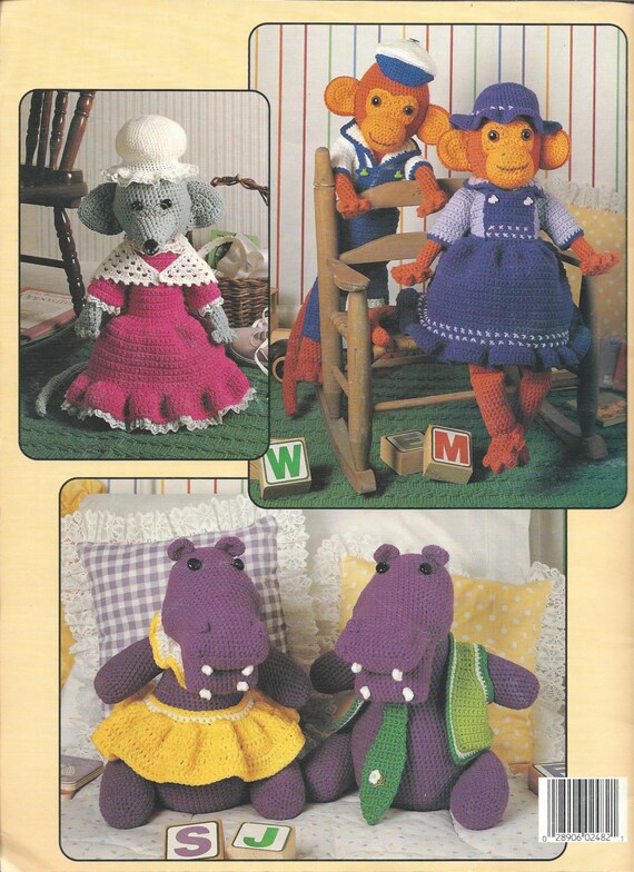 Crochet a Crowd of Animals | Etsy