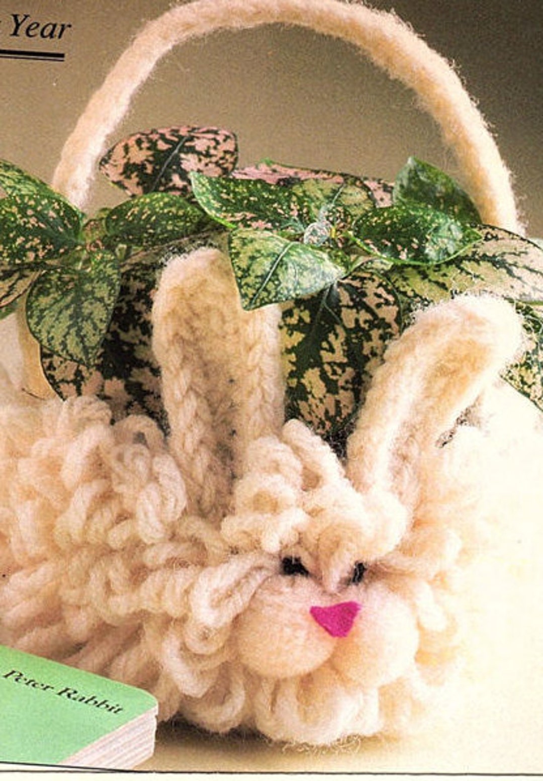 This Bunny Basket is Just in Time for Easter - Etsy