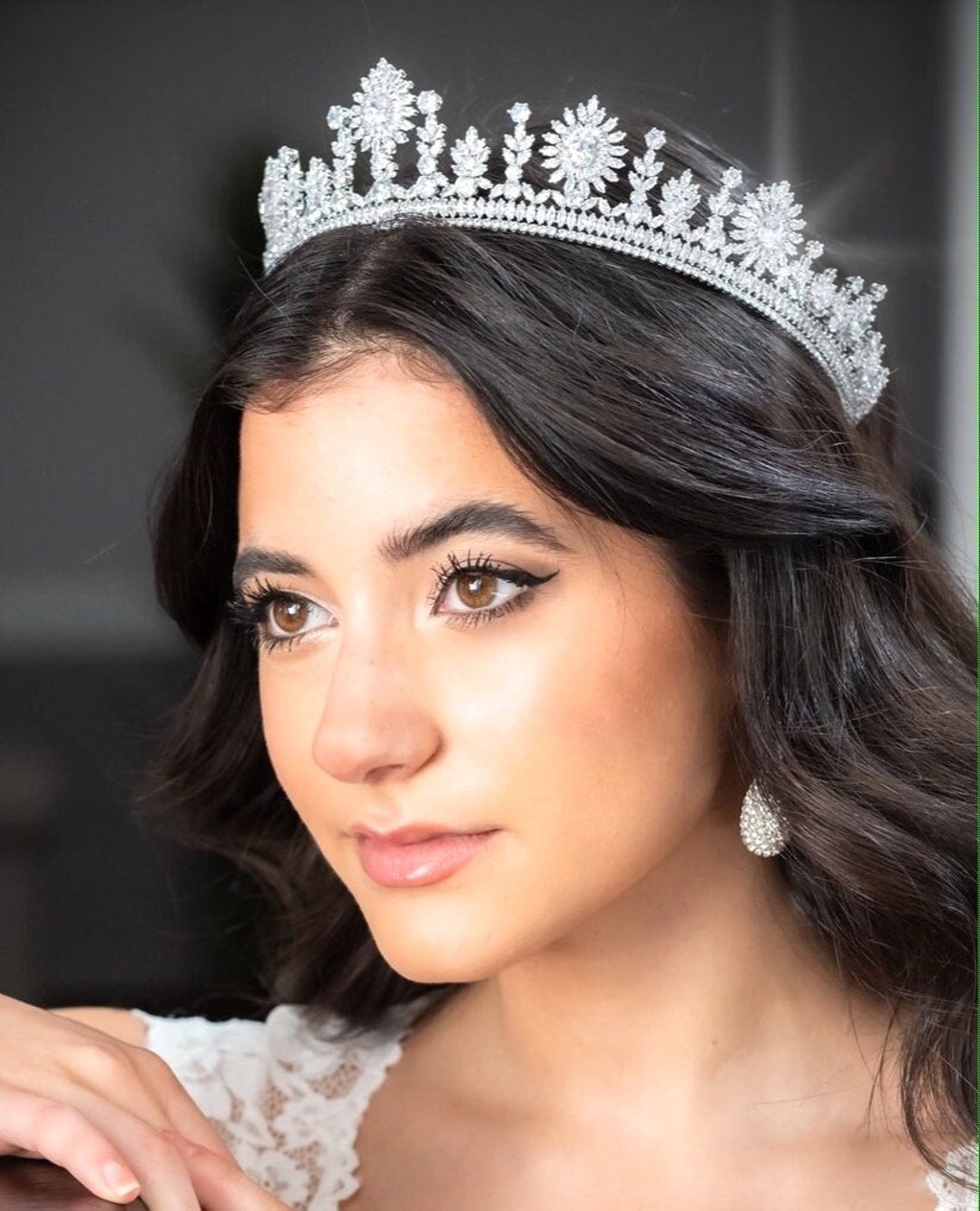Swarovski Crystal Tiara, Crystal Wedding Tiara, Wedding Crown, Bridal ...
