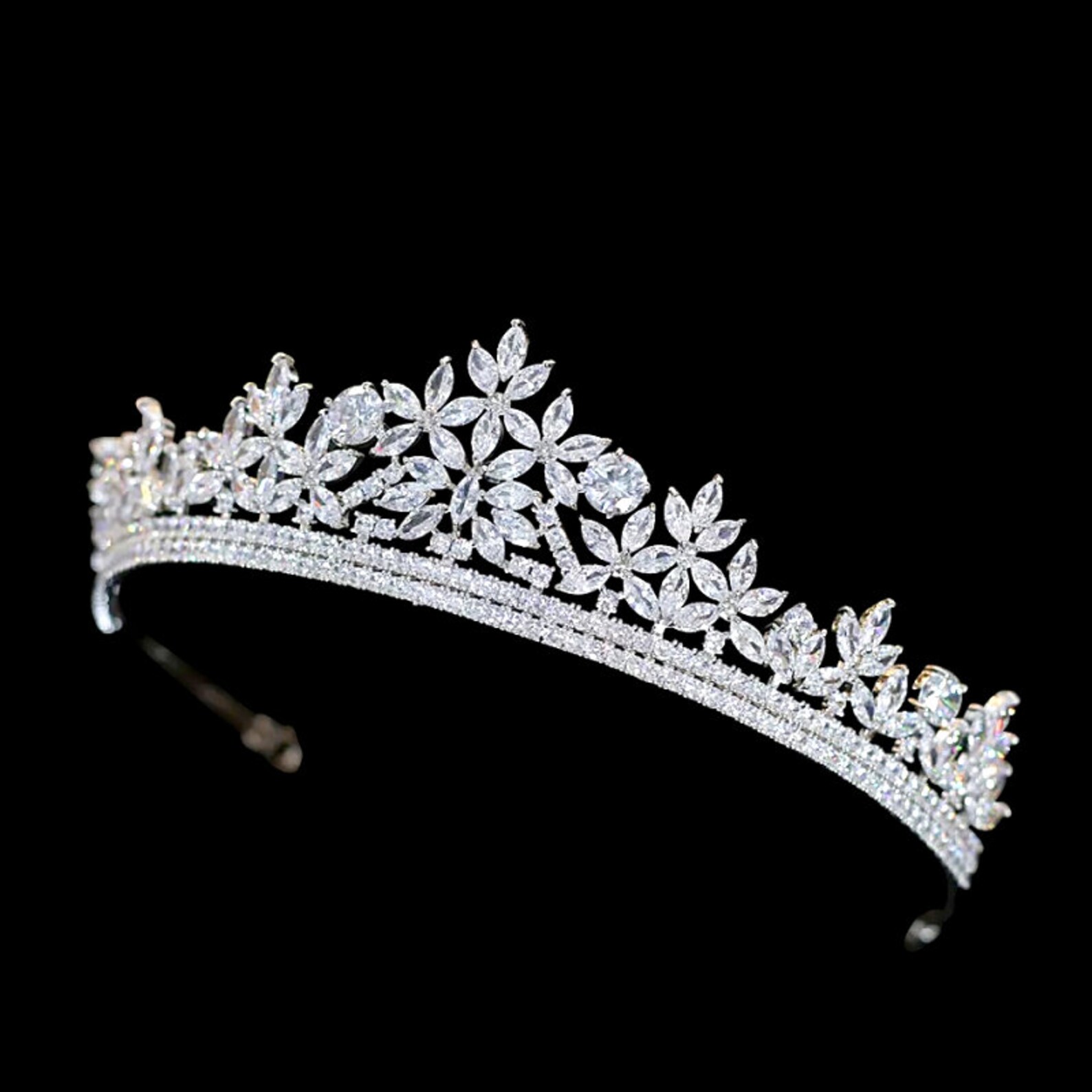 Swarovski Crystal Bridal Tiara Crystal Wedding Tiara Wedding | Etsy