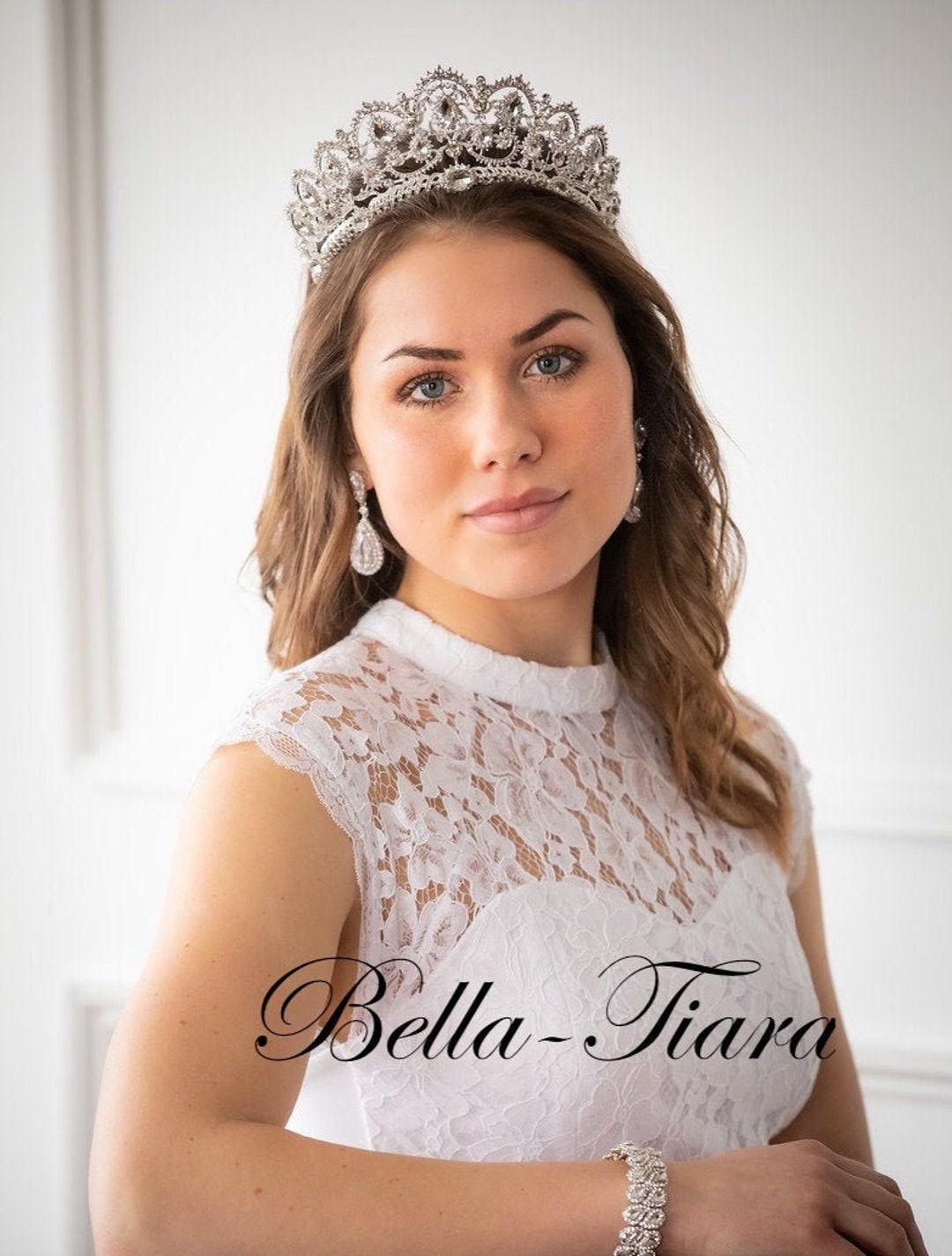 Royal Crystal Wedding Tiara, Bridal Tiara, Swarovski Crystal Crown ...