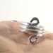 Big Wrapped Aluminium Ring. Lightweight Rings for Women. Contemporary ...