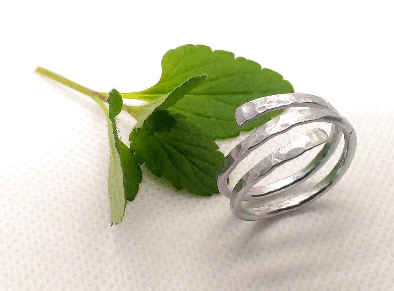 Wrap Aluminum Ring. Thumb Rings for Women. Contemporary Aluminium ...
