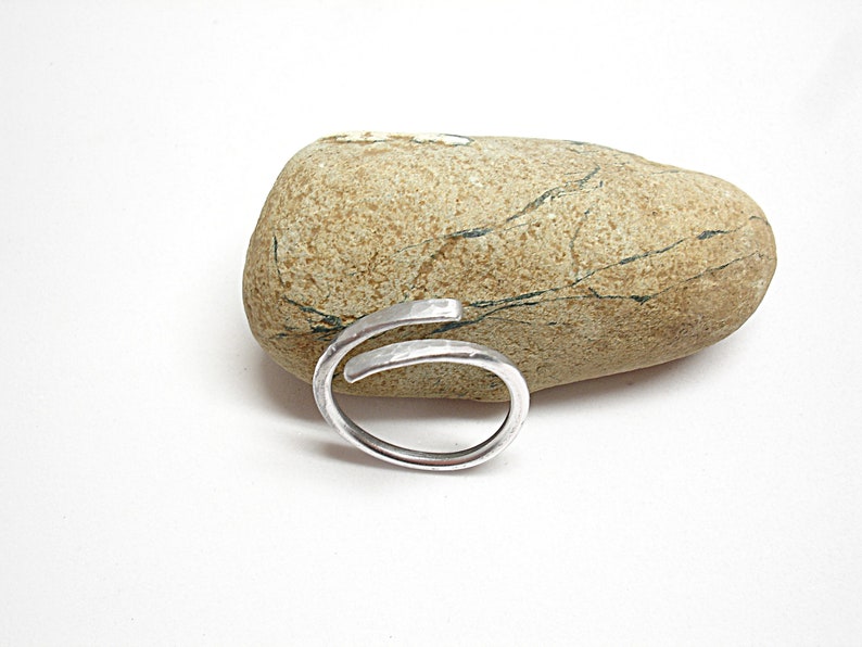 Aluminum Thumb Rings for Women, Hammered Minimalist Ring for Her ...