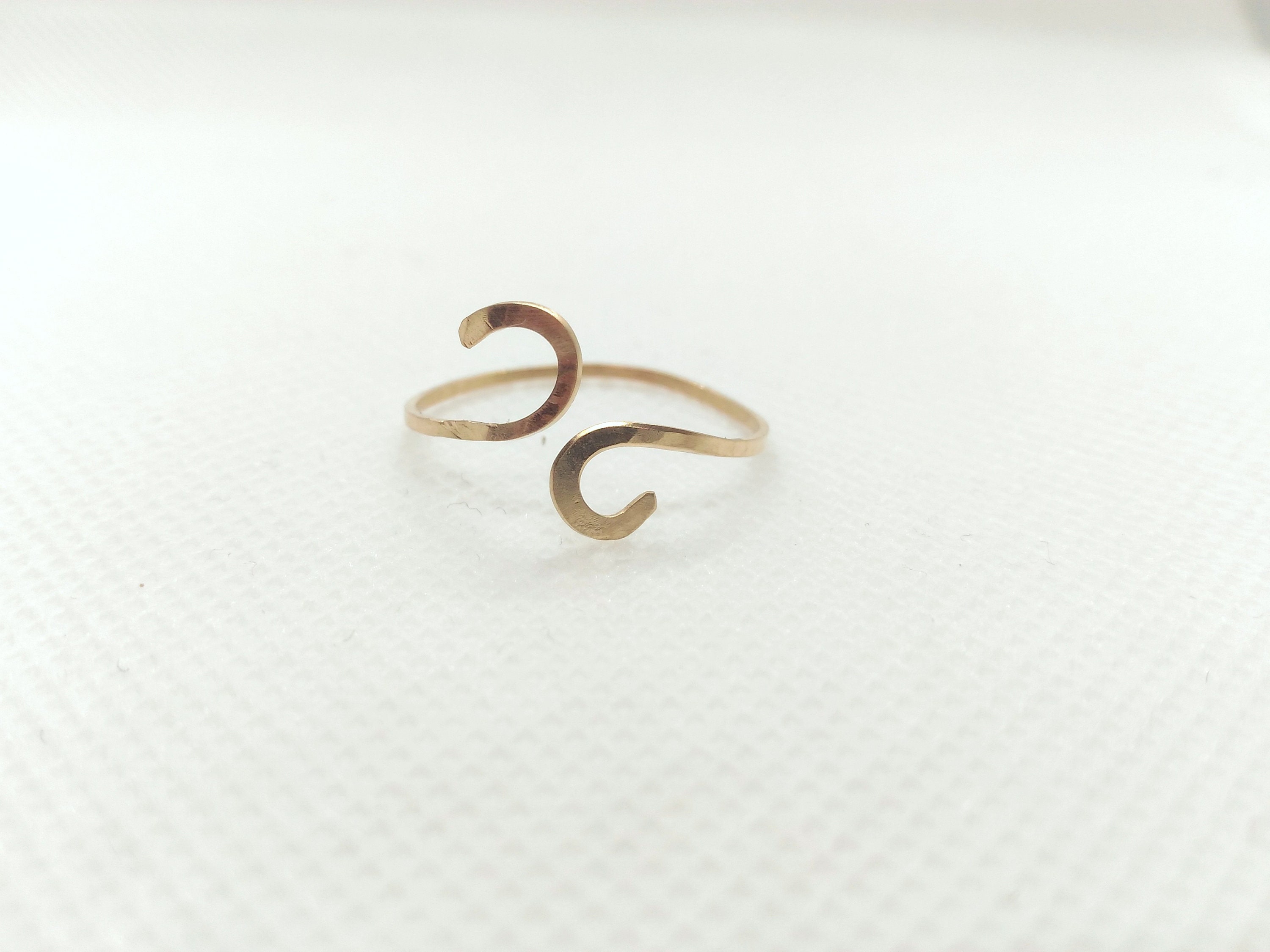 Gold Filled Thumb Rings for Women. Contemporary Jewelry. Gift for Her ...