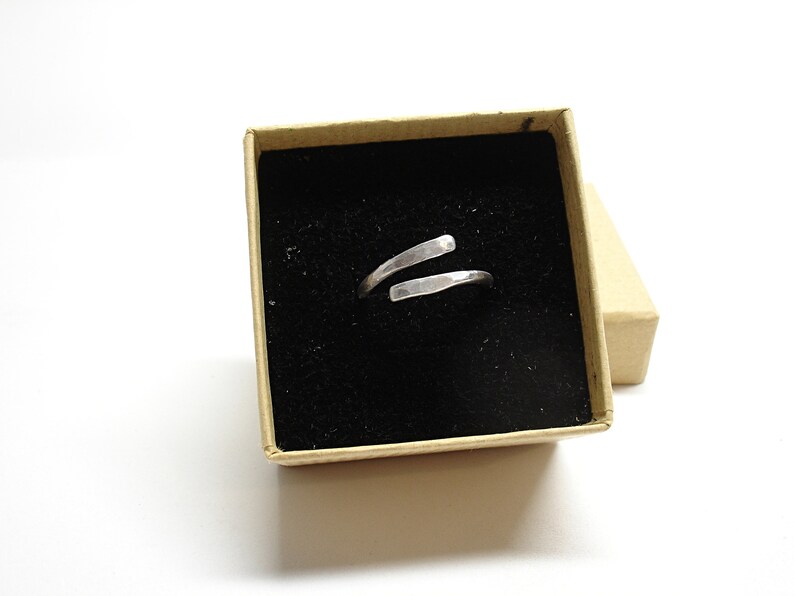 Aluminum Thumb Rings for Women, Hammered Minimalist Ring for Her ...