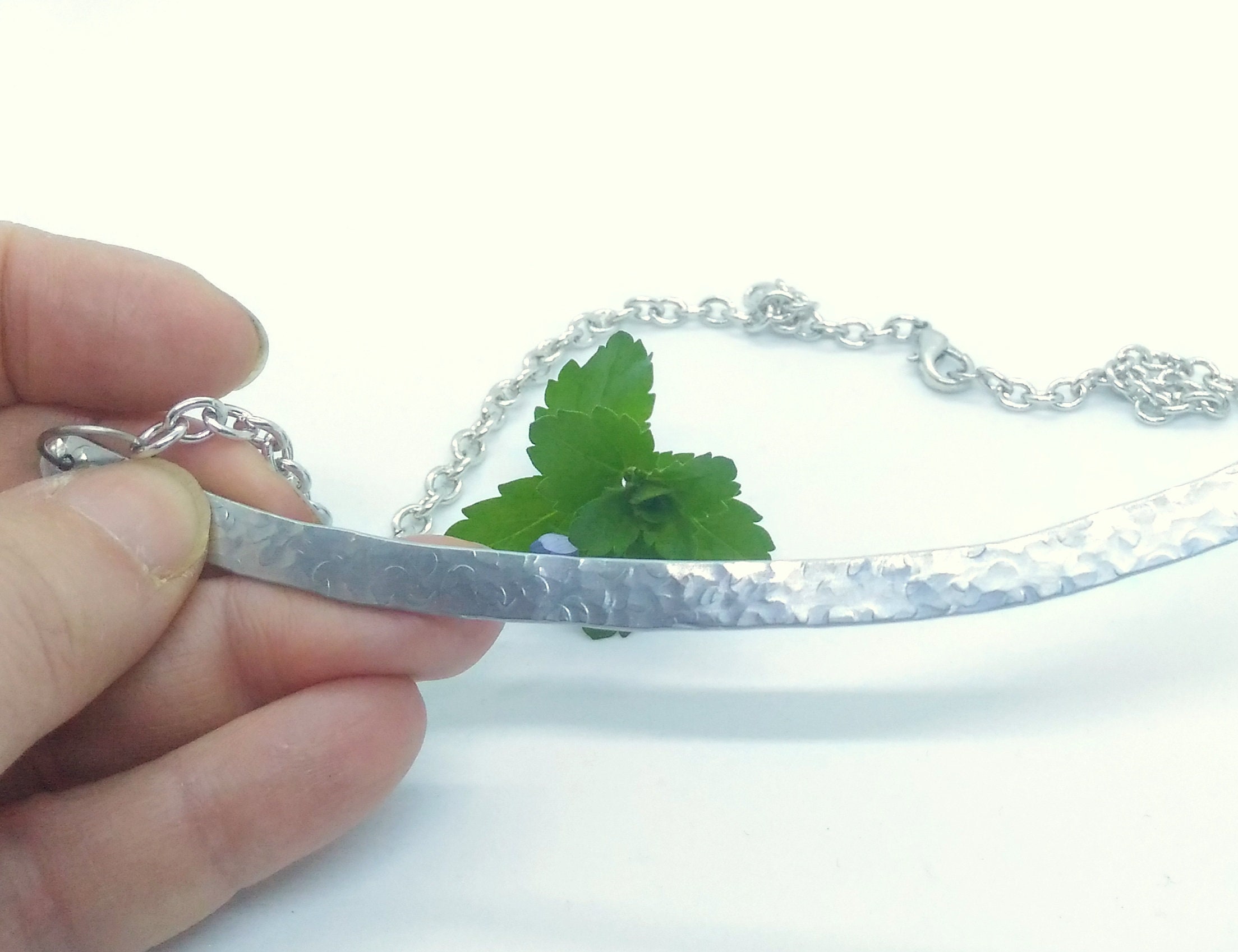 Statement Aluminium Necklace for Women. Contemporary Aluminum Jewelry ...