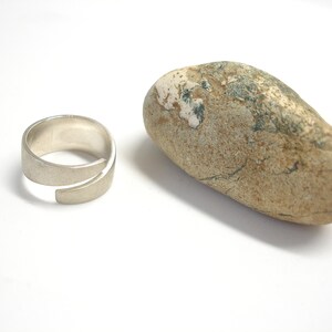 Silver Wrap Rings for Women. Bypass Ring. Band Sterling Silver Womens ...