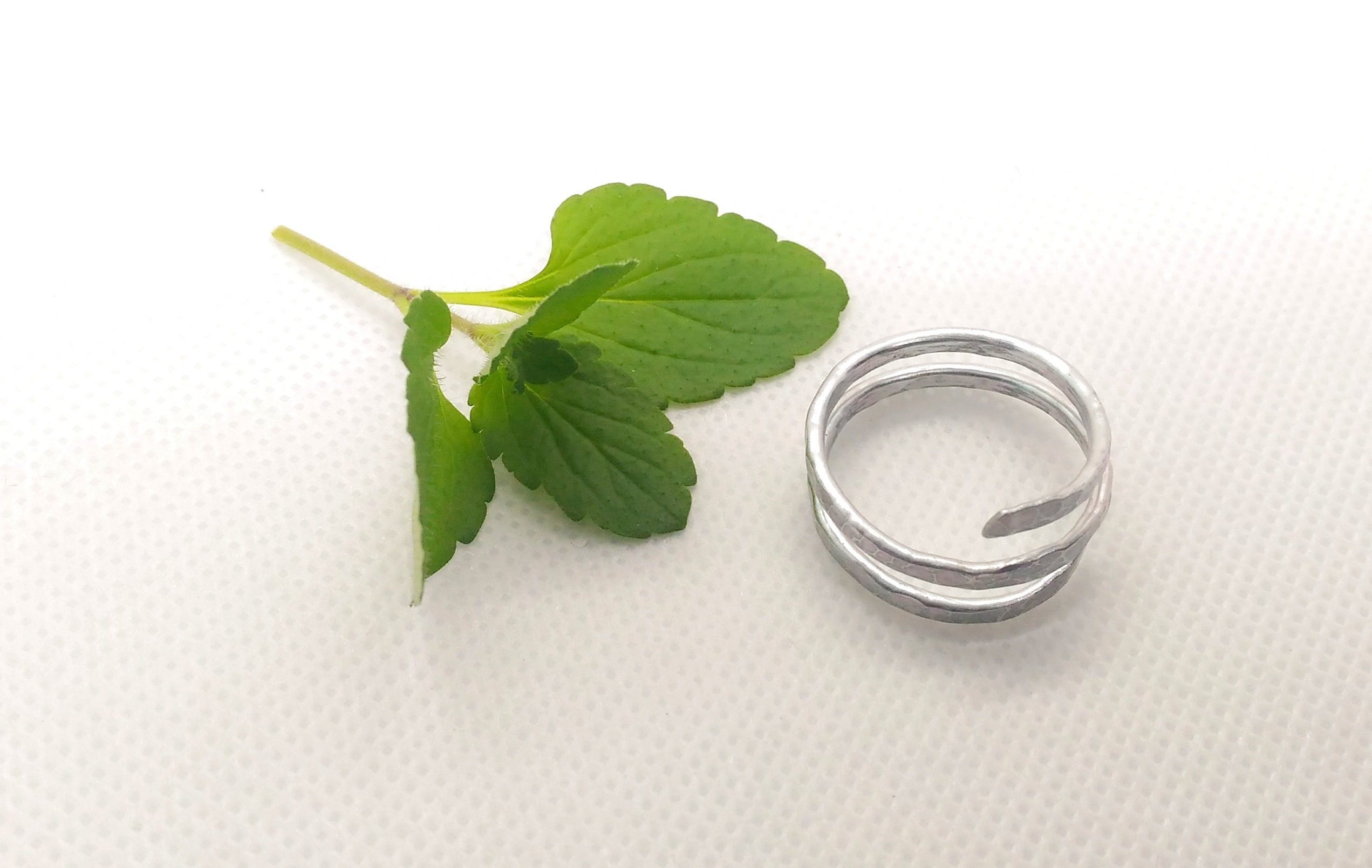 Wrap Aluminum Ring. Thumb Rings for Women. Contemporary Aluminium ...