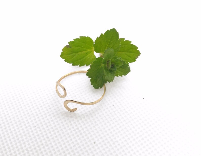 Gold Filled Thumb Rings for Women. Contemporary Jewelry. Gift - Etsy