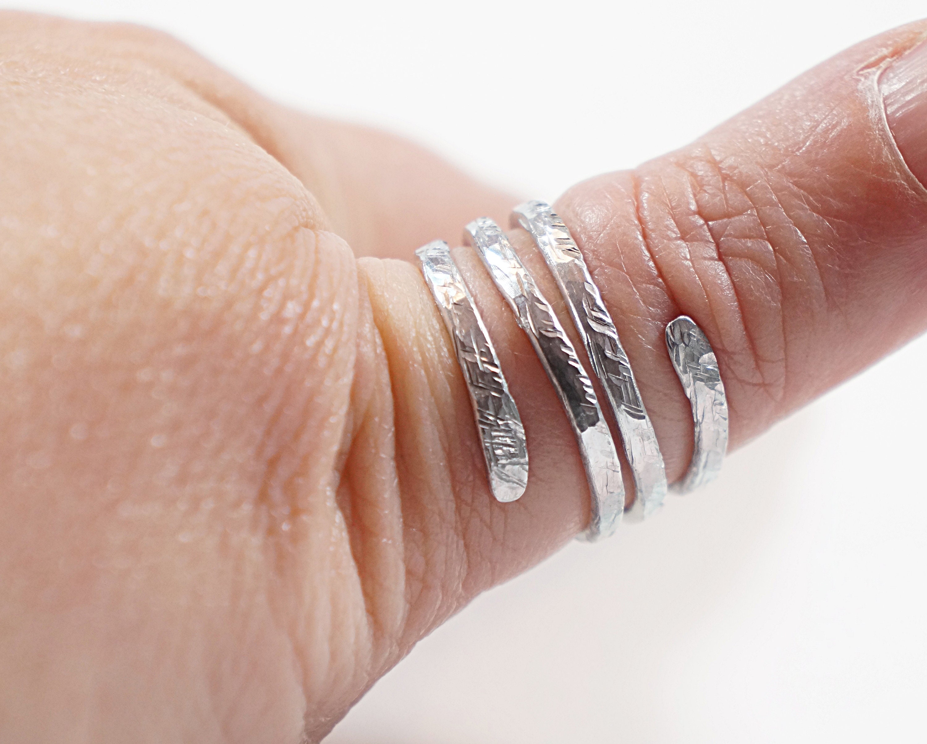 Statement Aluminum Thumb Rings for Women. Contemporary - Etsy