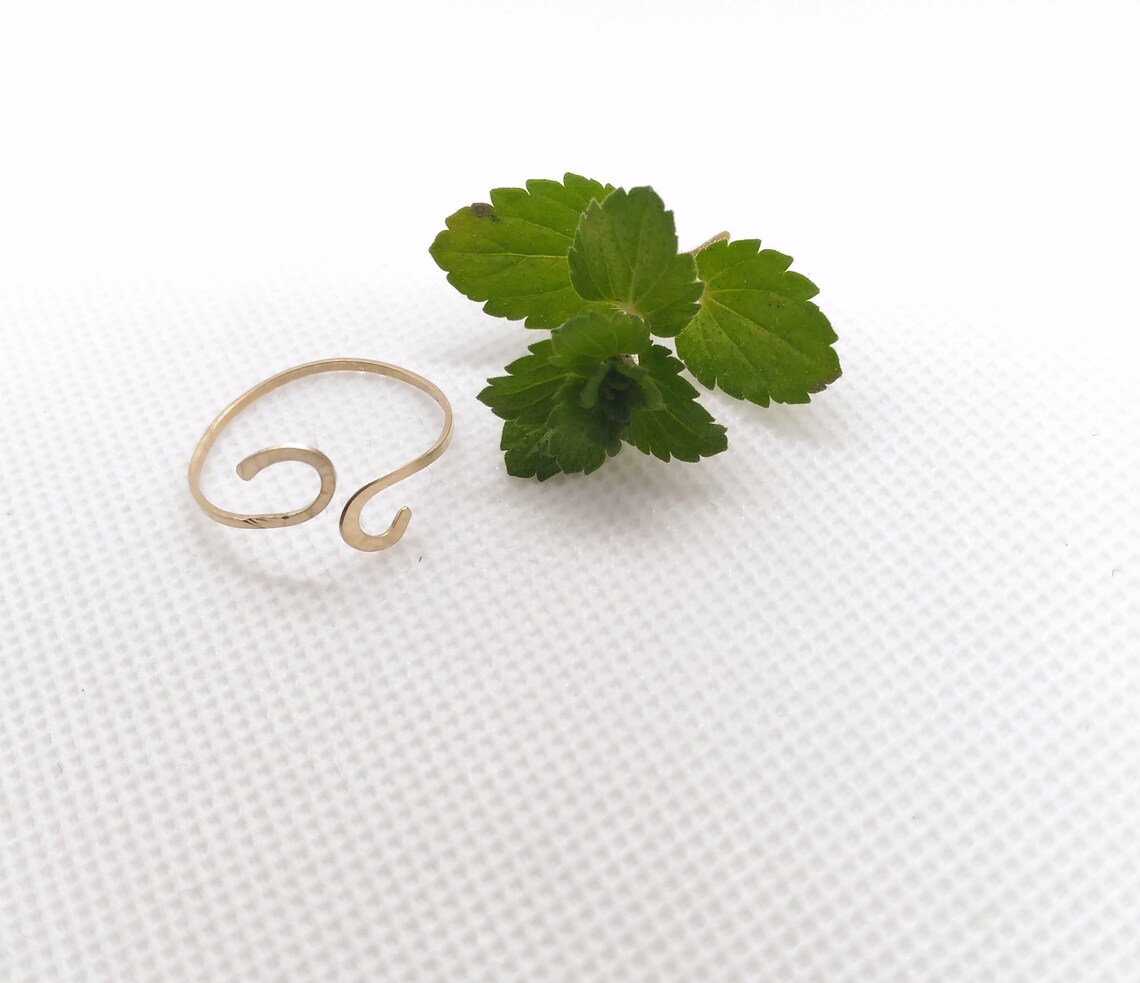 Gold Thumb Ring. Thumb Ring for Women. Gold Filled Ring. - Etsy