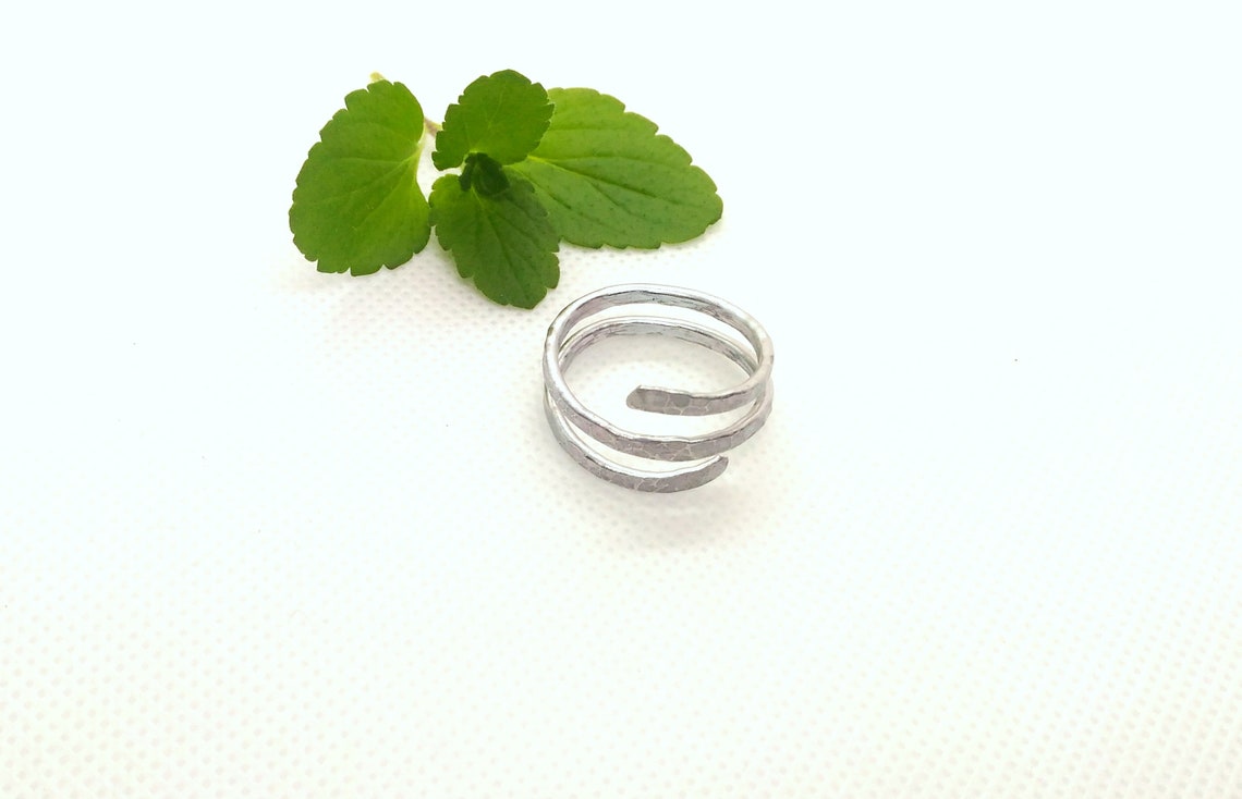 Wrap Aluminum Ring. Thumb Rings for Women. Contemporary Aluminium ...