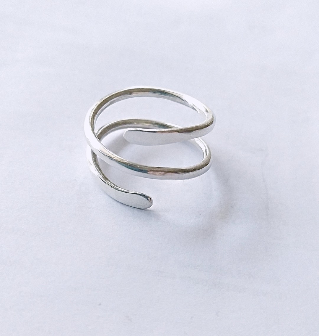 Sterling Silver Thumb Rings for Women Size 9 US. Contemporary Silver ...