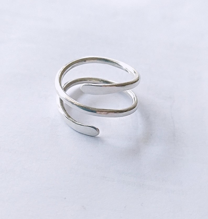 Sterling Silver Thumb Rings for Women Size 9 US. Contemporary - Etsy