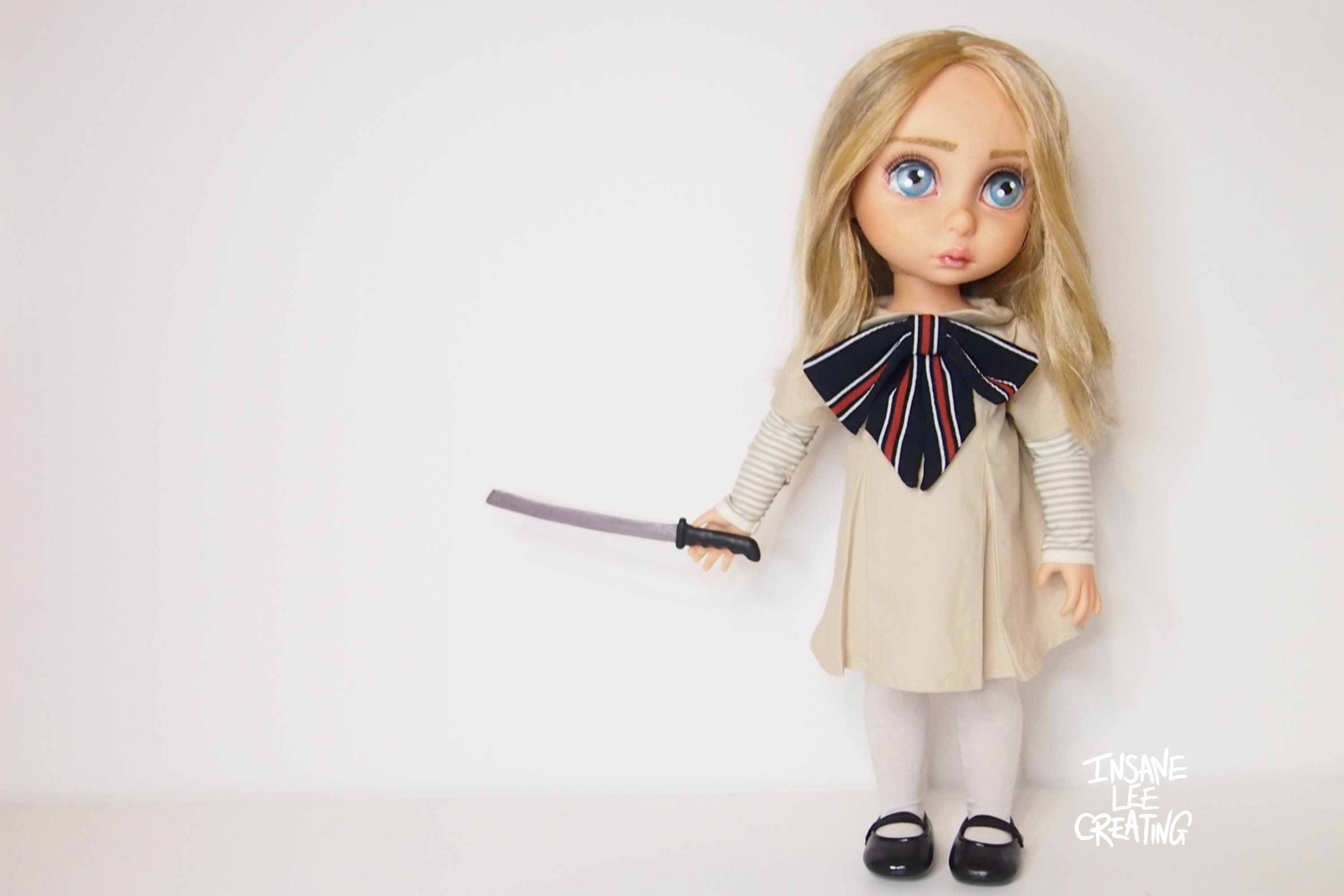 OOAK Repainted Art Doll Inspired by Megan/m3gan - Etsy