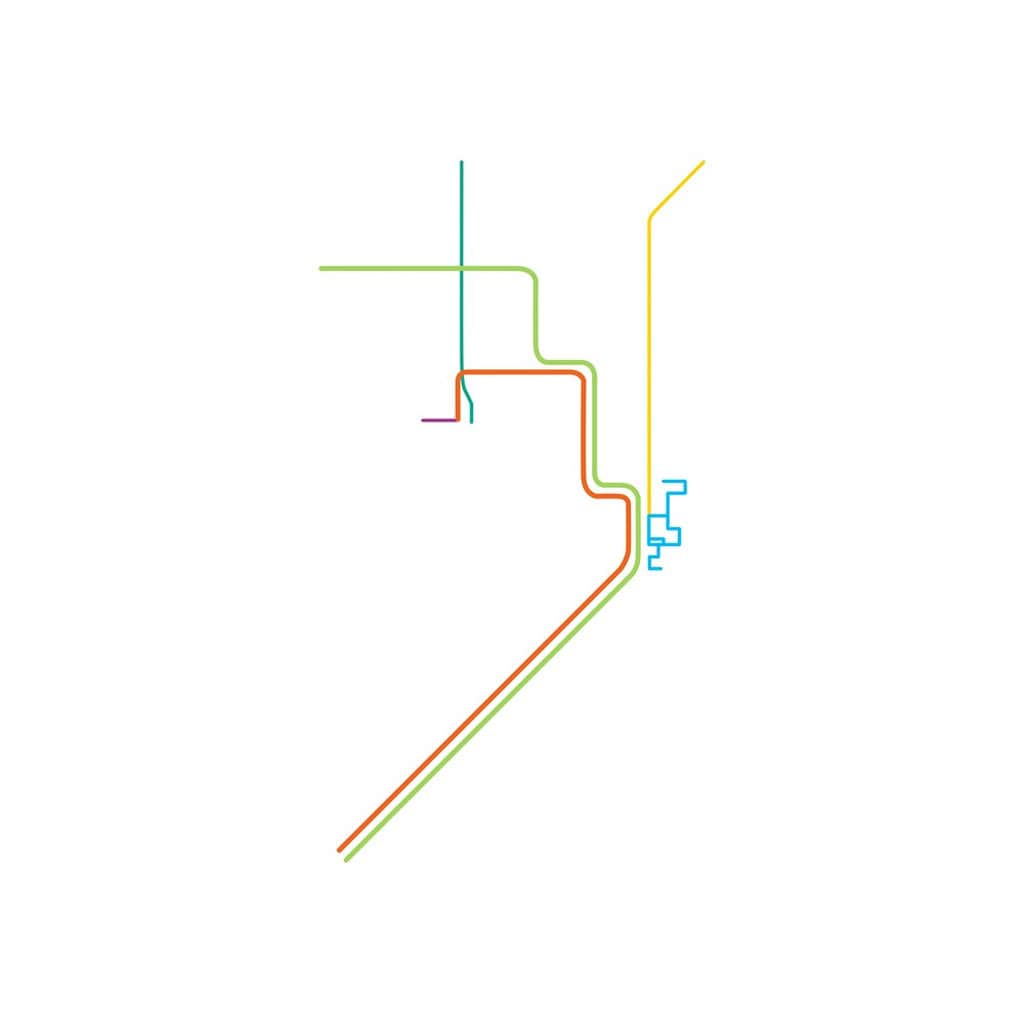 Miami Metrorail Map | Miami Dade Subway Map | Florida Map | Metro ...