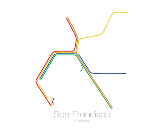 Bart Map Bart San Francisco Bay Area Rapid Transit Bart Map