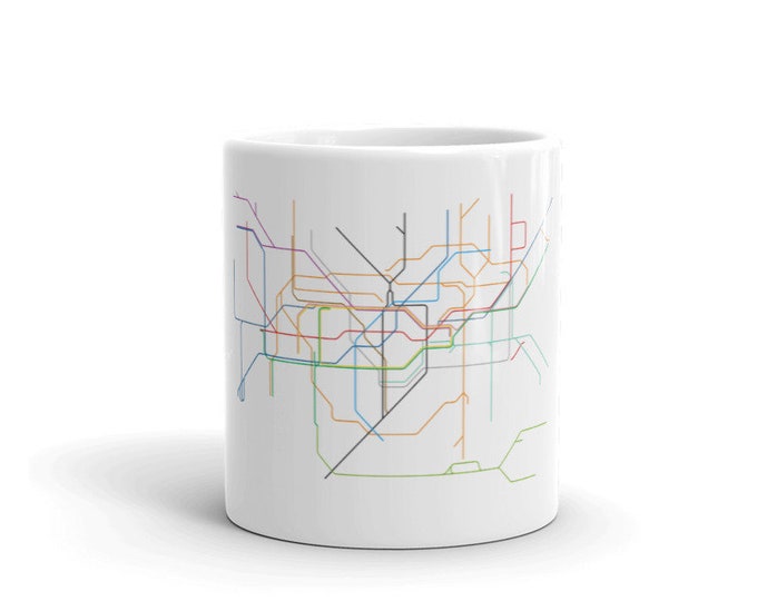 London Tube Map Sticker London Underground Map London - Etsy