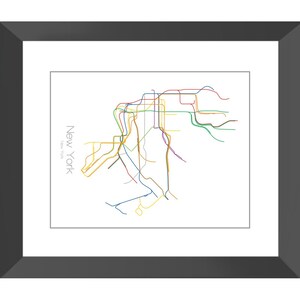 New York City Subway Map Vertical | Train Map | Metro Map | Nyc Subway ...