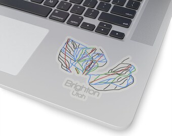 Alta Utah Sticker Tail Map Sticker Ski Sticker Snowboard | Etsy