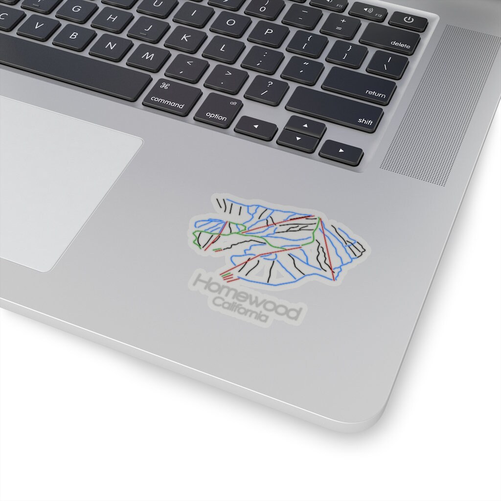Homewood California Sticker Tail Map Sticker Ski Sticker - Etsy