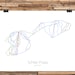 White Pass Map Washington Wa Ski Snowboard Trail Art Print, Poster ...