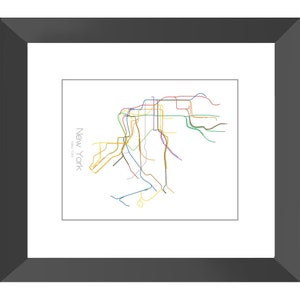 New York City Subway Map Vertical | Train Map | Metro Map | Nyc Subway ...