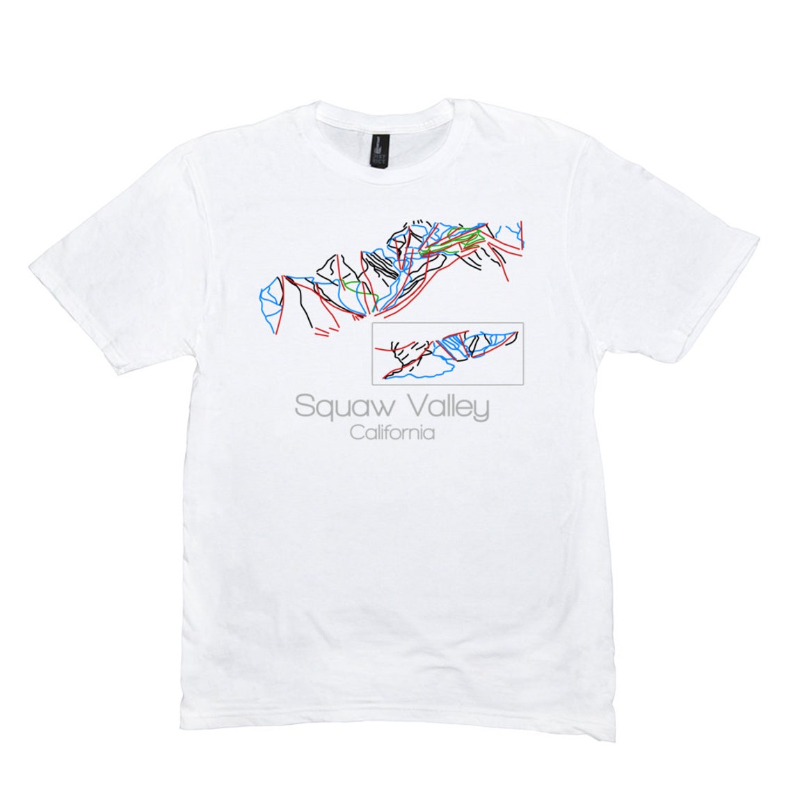 Squaw Valley T-Shirt Men'S / Unisex Squaw Valley | Etsy