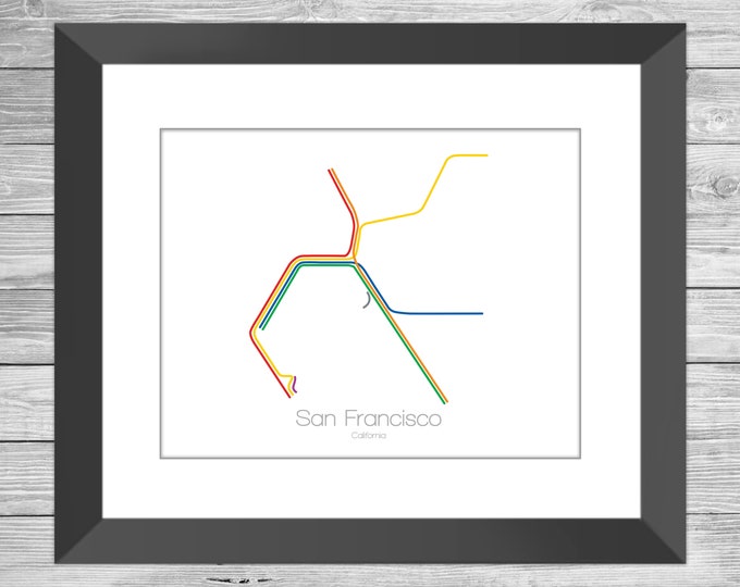 BART - Bay Area Rapid Transit Map 2023, Current BART Map, San Fransisco ...