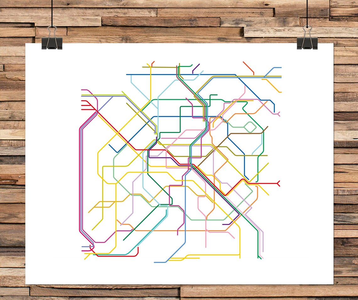 Paris France Metro Map | France Subway Map | France Map | Rail | Train ...