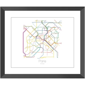 Paris France Metro Map | France Subway Map | France Map | Rail | Train ...