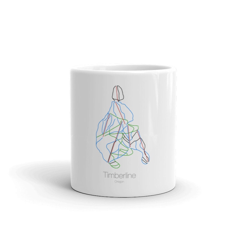 Timberline Coffee Mug | Ski Coffee Mug | Timberline Oregon | Ski Gift ...
