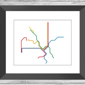 Dallas DART Map | Texas Subway Map | Light Rail Map | Metro | Train ...