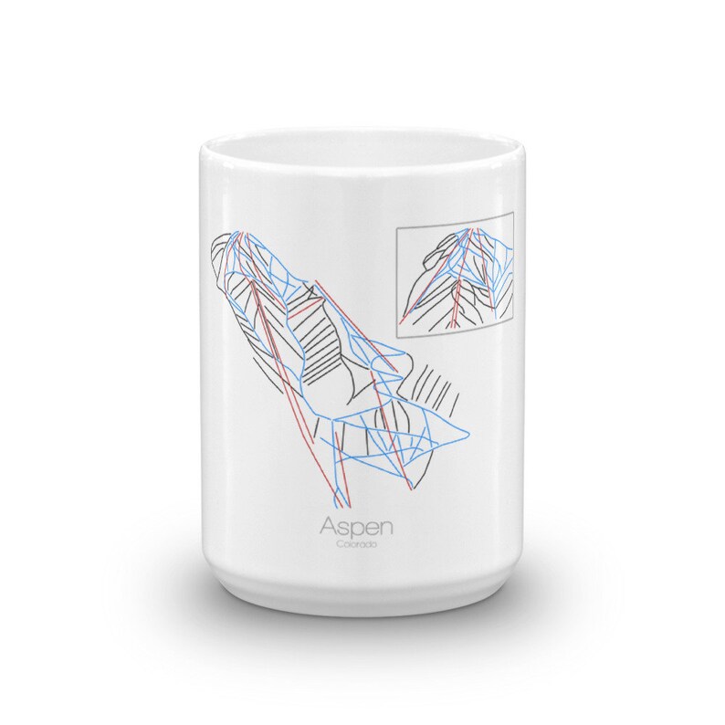 Aspen Coffee Mug Ski Coffee Mug Aspen Colorado Ski Gift - Etsy