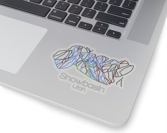 Alta Utah Sticker Tail Map Sticker Ski Sticker Snowboard | Etsy