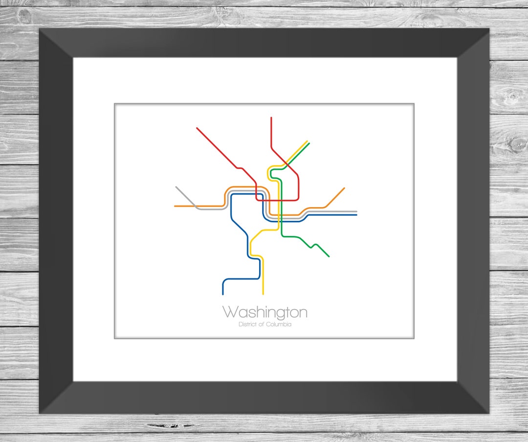 Washington Dc Metro Map | Dc Subway Map | Washington Dc Map | Distrcit ...
