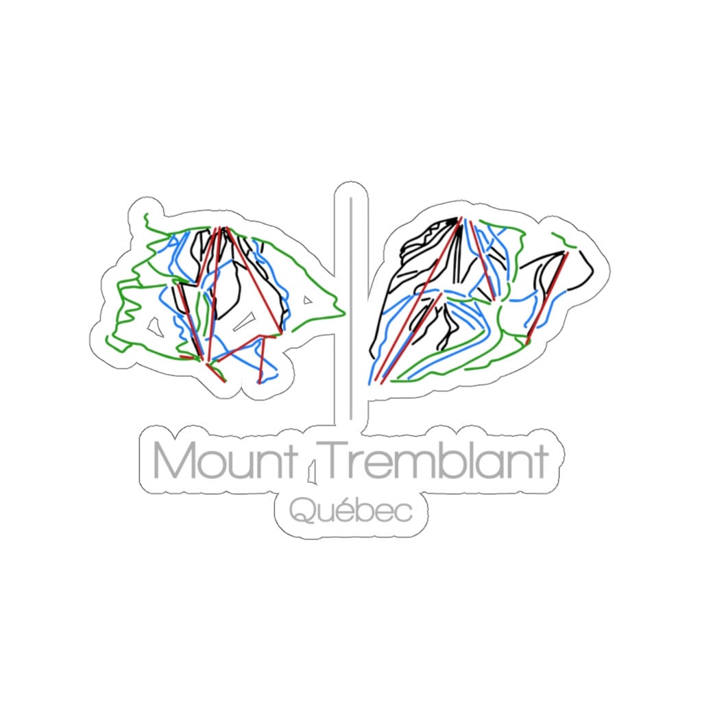 Mount Tremblant Quebec Sticker | Tail Map Sticker | Ski Sticker ...