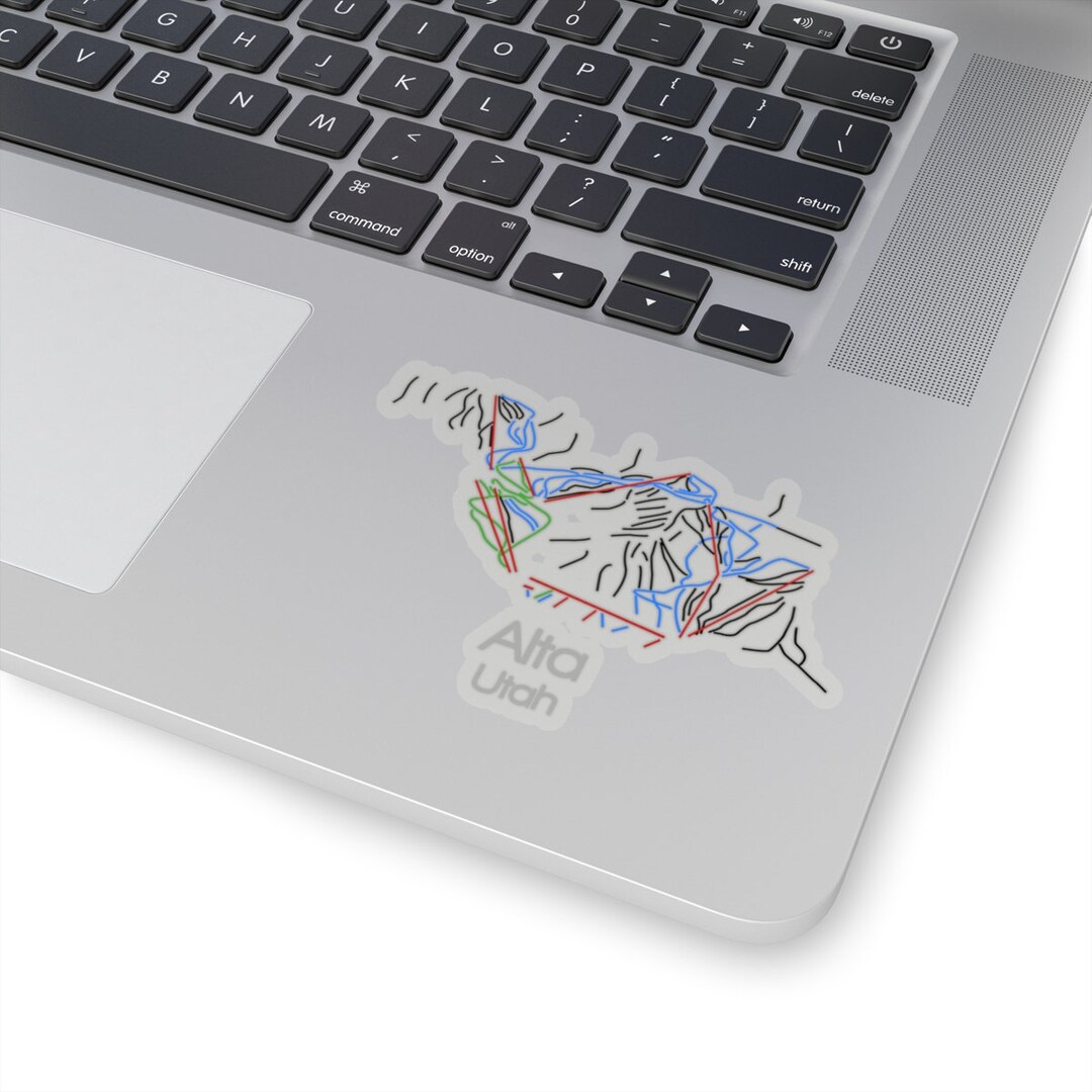 Alta Utah Sticker | Tail Map Sticker | Ski Sticker | Snowboard Sticker ...